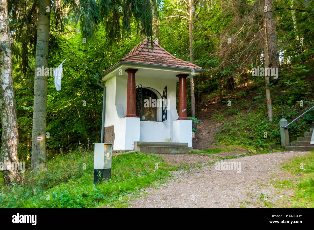 Wiele - village in Pomeranian Voivodeship, Poland. Wielewska Calvary ...