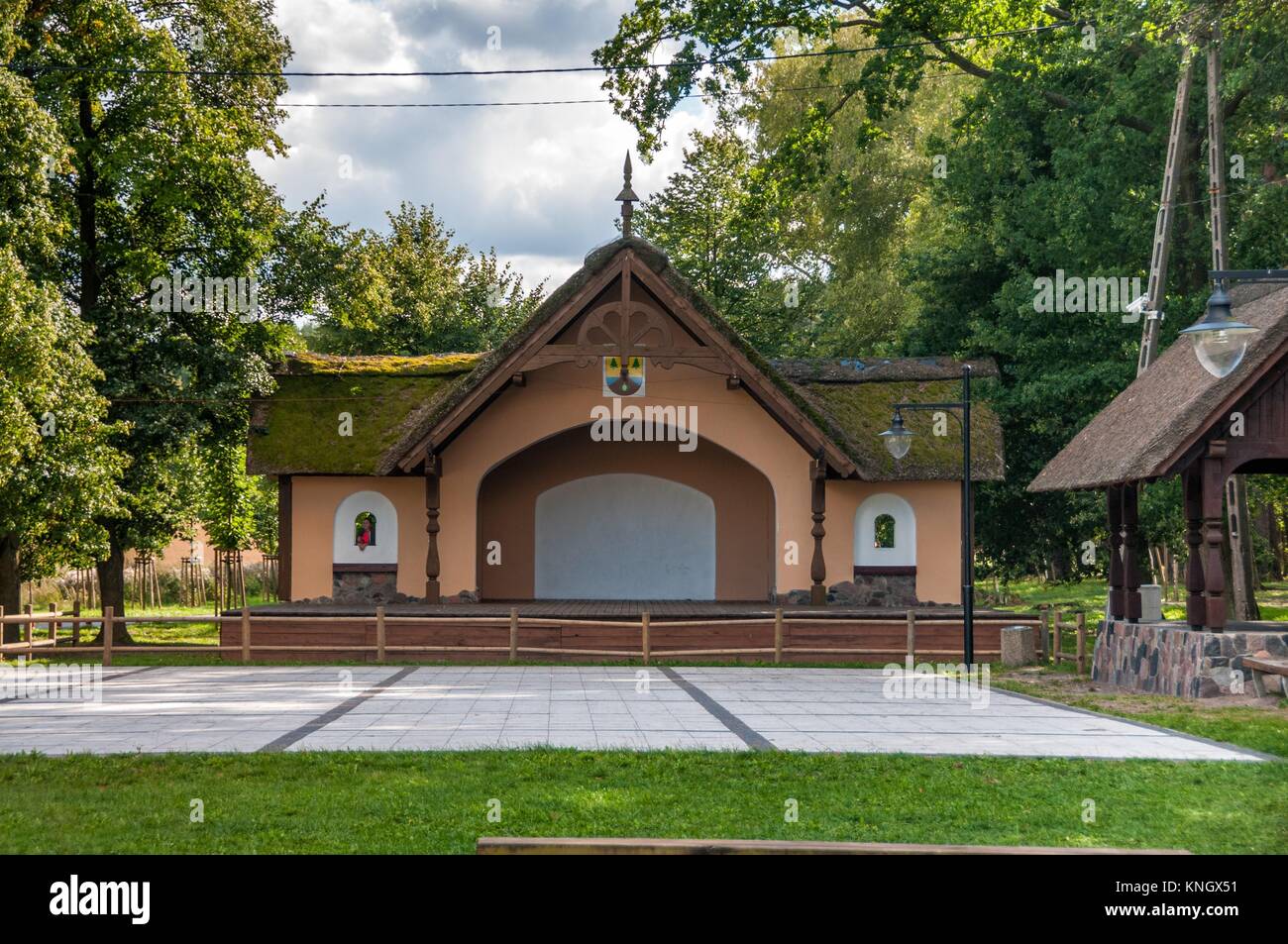 Wiele - village in Pomeranian Voivodeship, Poland. Wielewska Calvary ...