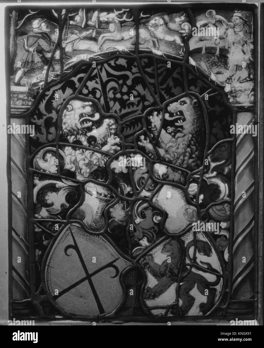 The Arms of the Murrer family, displayed in this MET artifact, depict ...