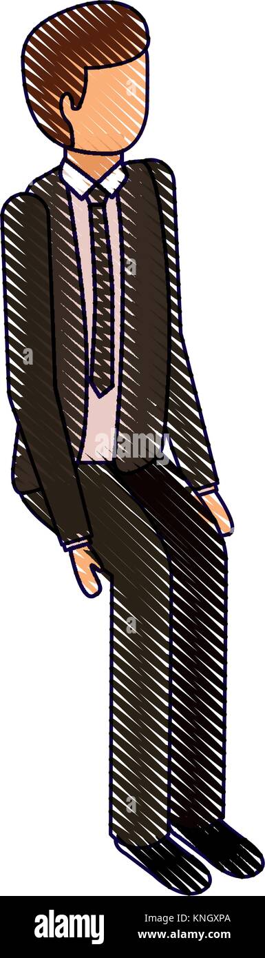 isometric businessman sit pose character Stock Vector Image & Art - Alamy