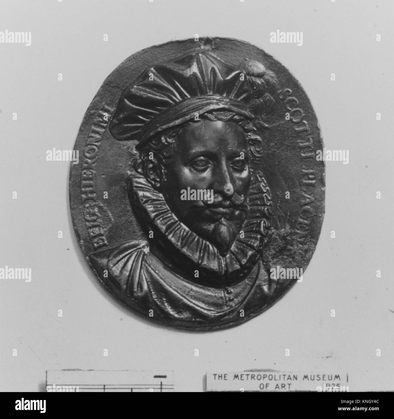 This portrait of Hieronymus Scotti, depicted as a magician and ...