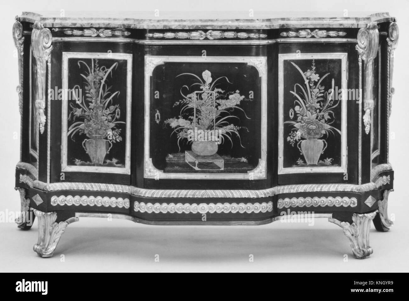 This commode is a fine example of period furniture, combining both form ...