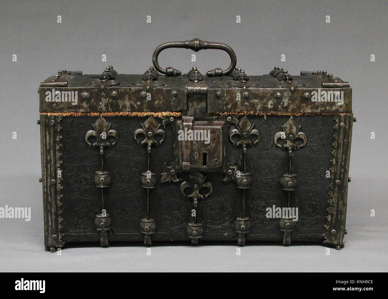 This coffer with key, part of the museum's collection, is a finely ...