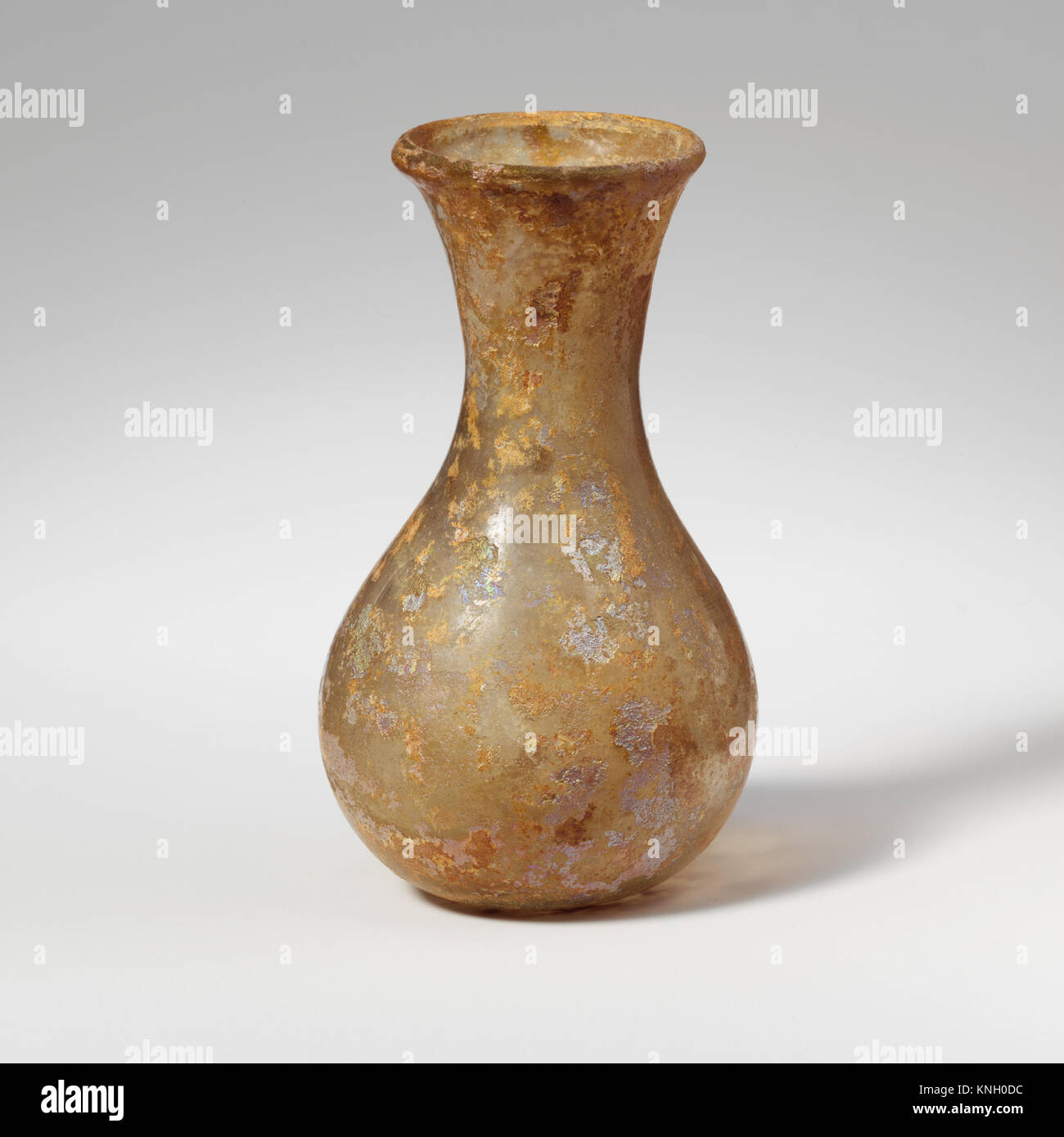 This glass flask is an example of historical glassware, used for both ...
