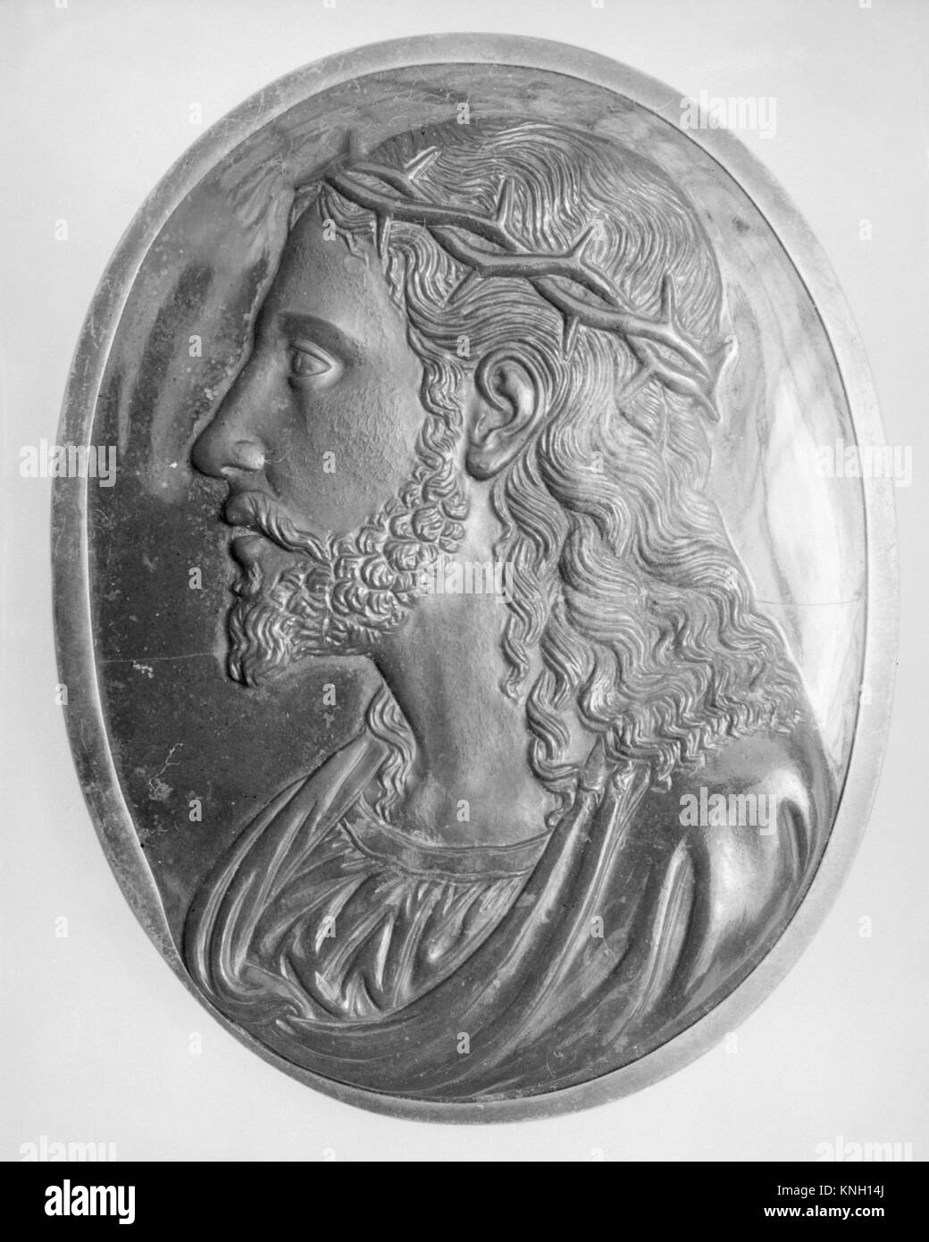 A sculpture of Christ’s head showing serene expression, divine nature ...