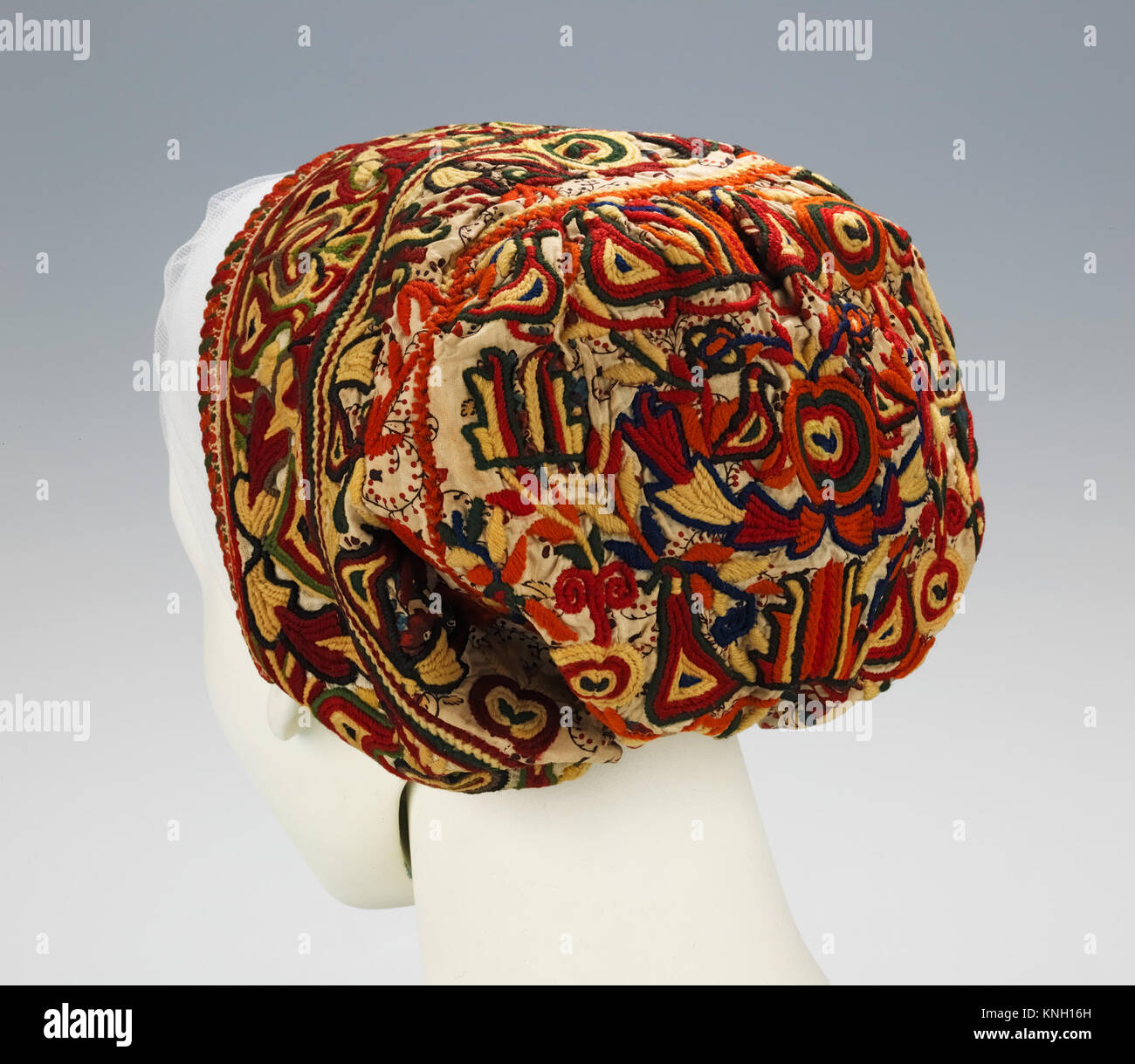 A historical cap, part of an ancient collection, representing period ...