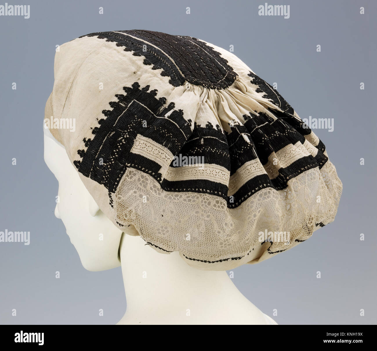 This cap, part of the MET collection, is a fine example of headwear ...