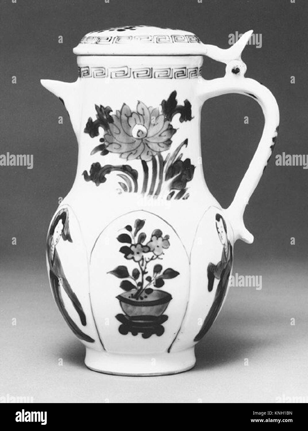 This ewer, an ornate water vessel, showcases intricate craftsmanship ...