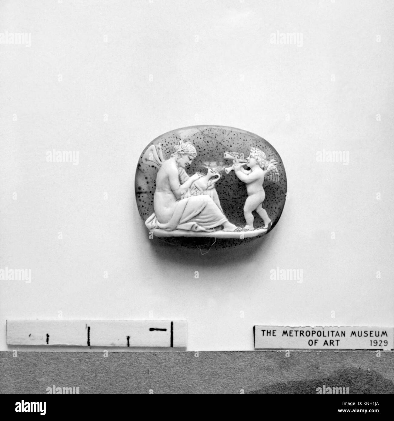 A representation of the mythological figures Cupid and Psyche ...