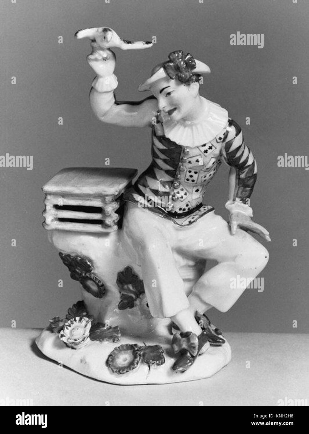 'Harlequin with Dove' features the iconic figure of the harlequin ...