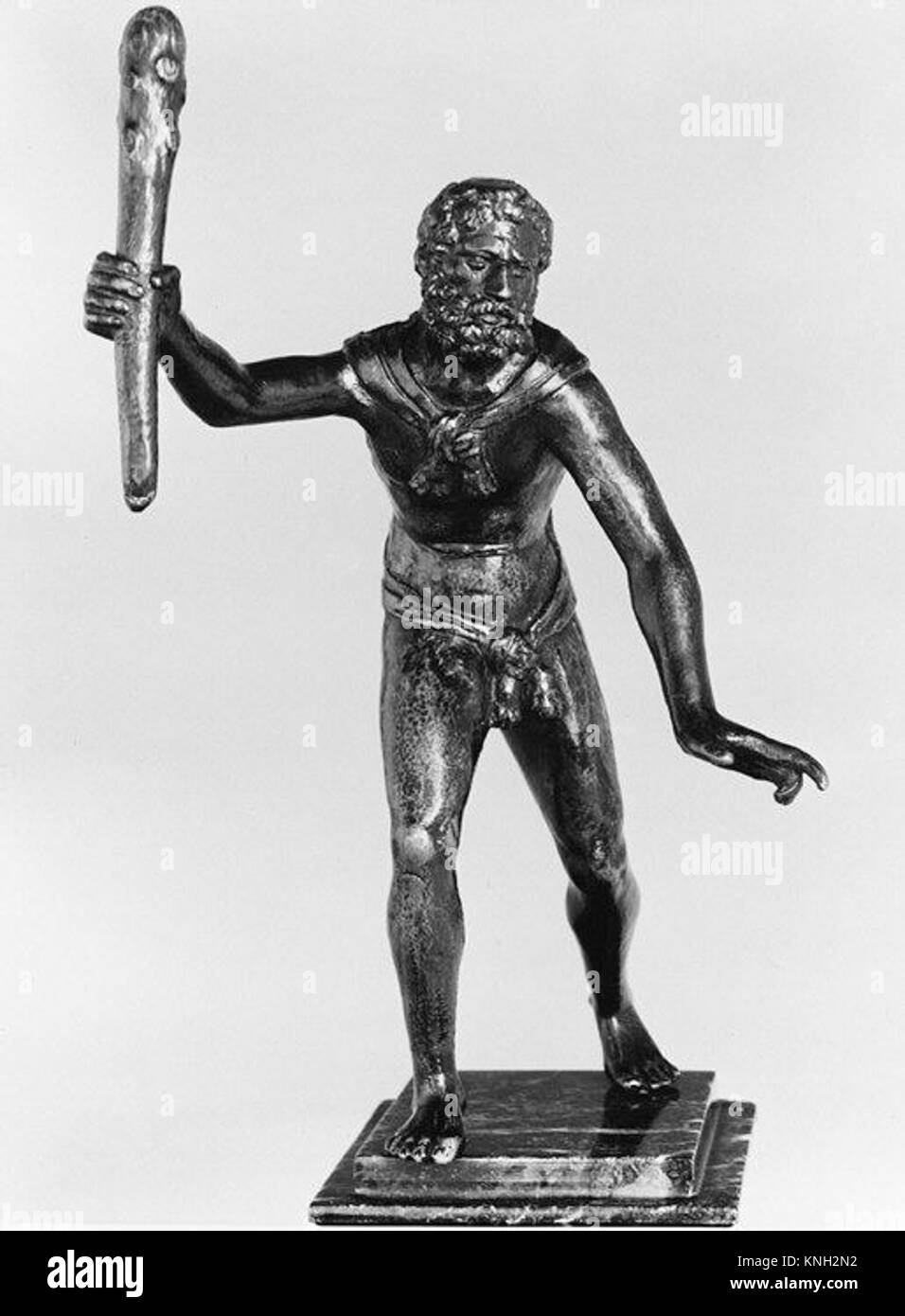 This depiction of Hercules illustrates classical Greek mythology ...
