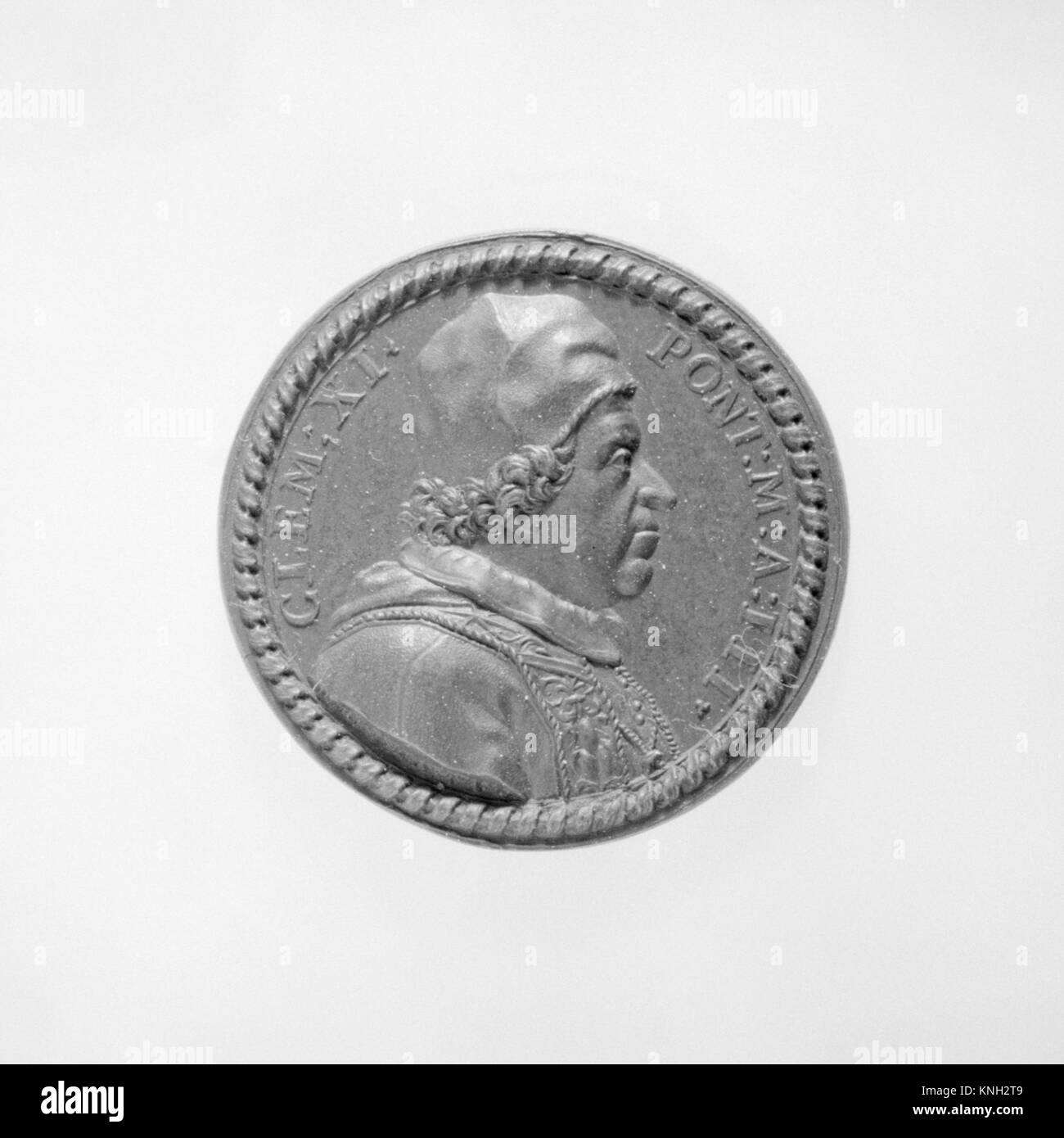 This portrait of Pope Clement XI, who reigned from 1700 to 1721 ...