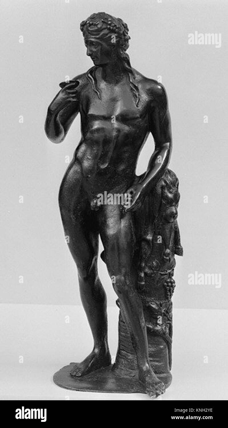 This representation of Bacchus, the Roman god of wine, captures his ...