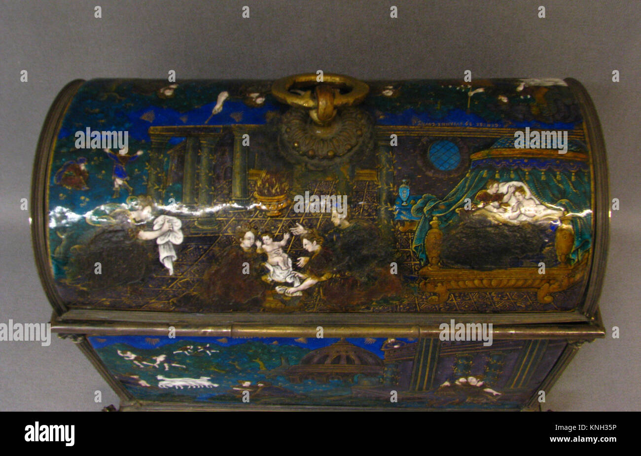 A casket with scenes depicting the Book of Genesis, part of the MET ...