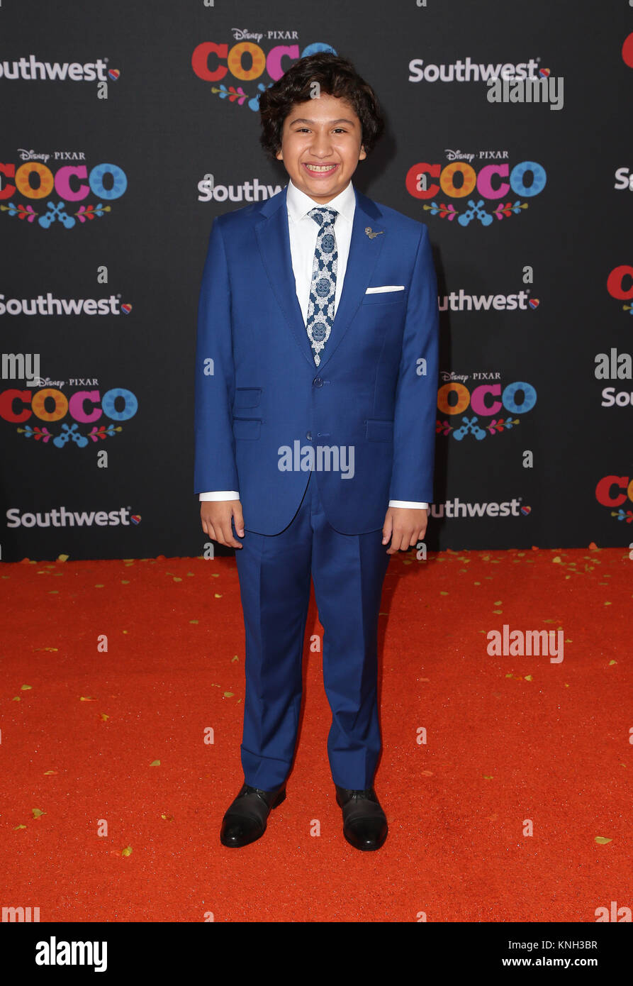 The U.S. Premiere of Disney-Pixar's 'Coco' Featuring: Anthony Gonzalez ...