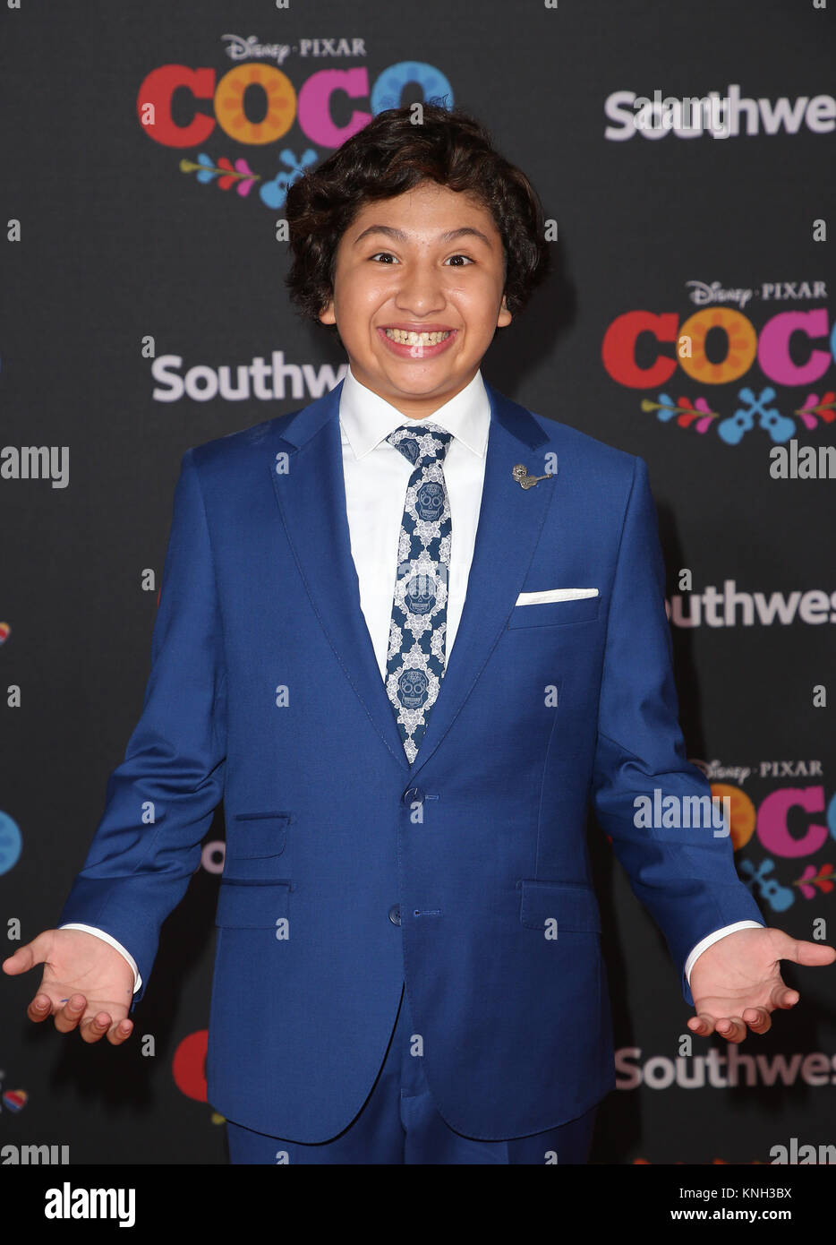 The U.S. Premiere of Disney-Pixar's 'Coco' Featuring: Anthony Gonzalez ...