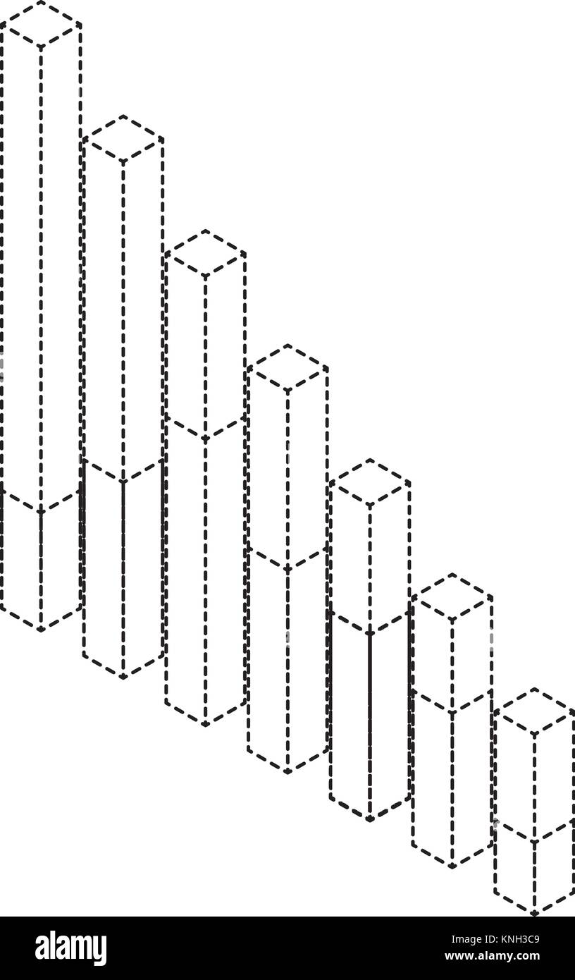 bars statistics isometric financial graph Stock Vector Image & Art - Alamy