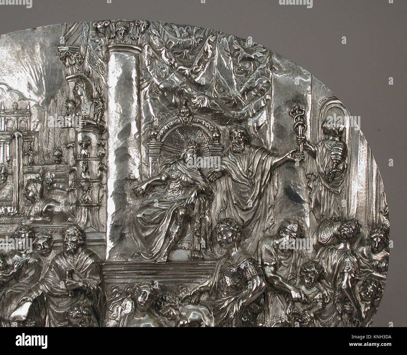 This depiction shows Persian King Cyrus the Great freeing the Jews from ...