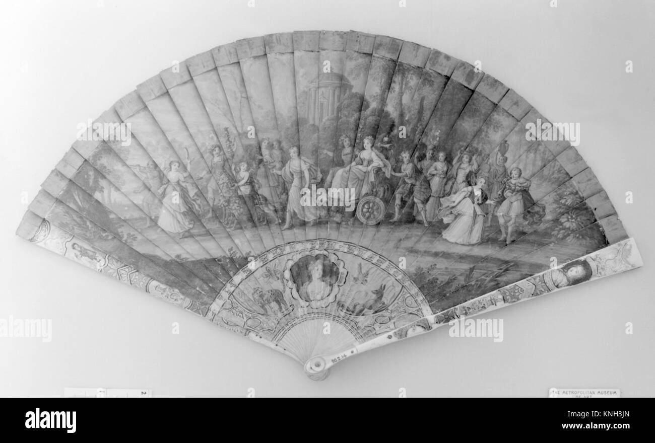 This fan is an exquisite example of craftsmanship, made from delicate ...