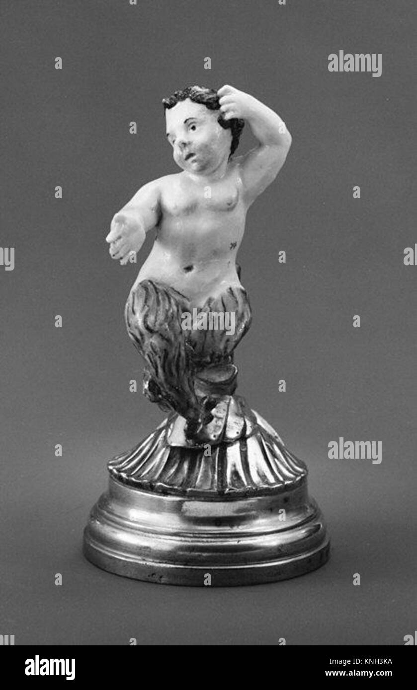 This sculpture portrays a child as one of six in a series. It reflects ...