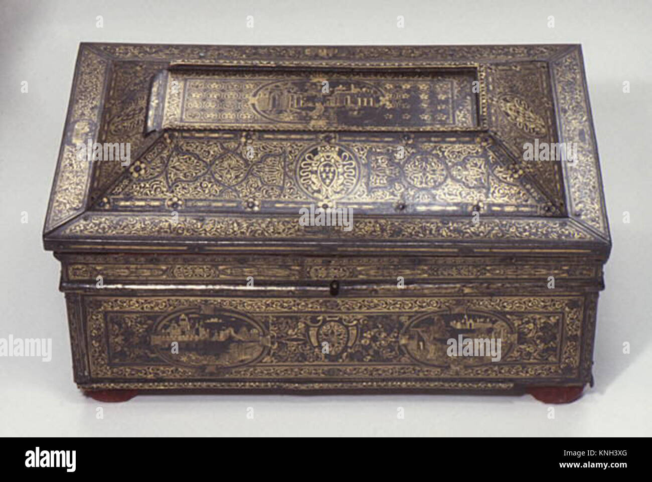 This casket is depicted in historical books and editorial illustrations ...