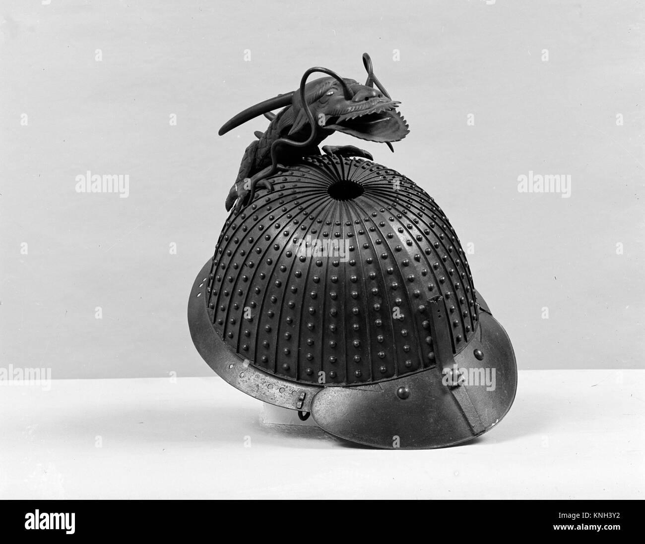 This helmet, known as a 'Hachi,' is a traditional Japanese headpiece ...