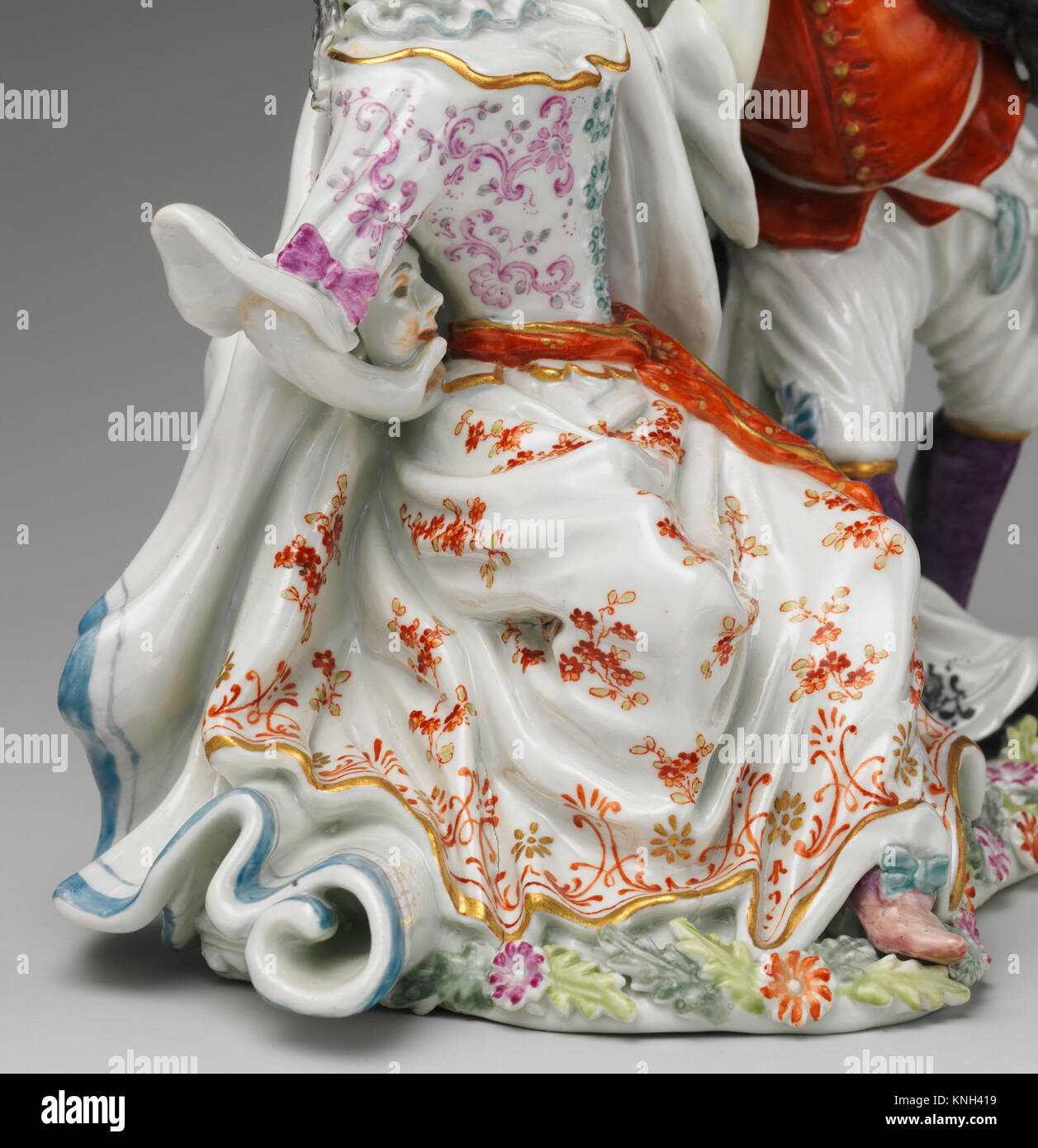 This print depicts the characters Columbine and Pantaloon, iconic ...