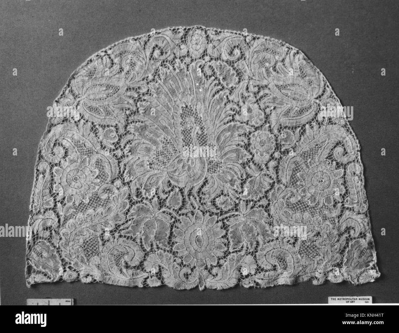 This cap crown, part of a larger collection of historical artifacts ...