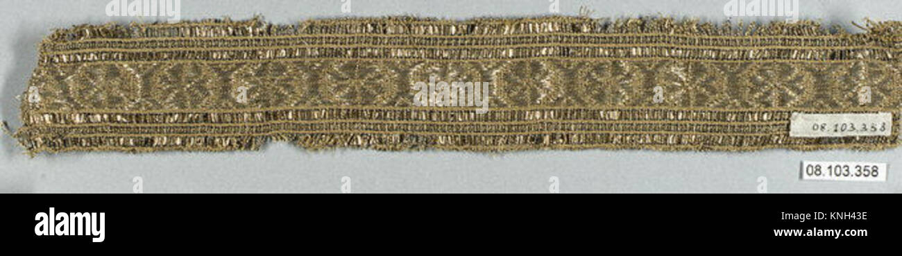 This galloon, a decorative textile trim, is part of the MET collection ...