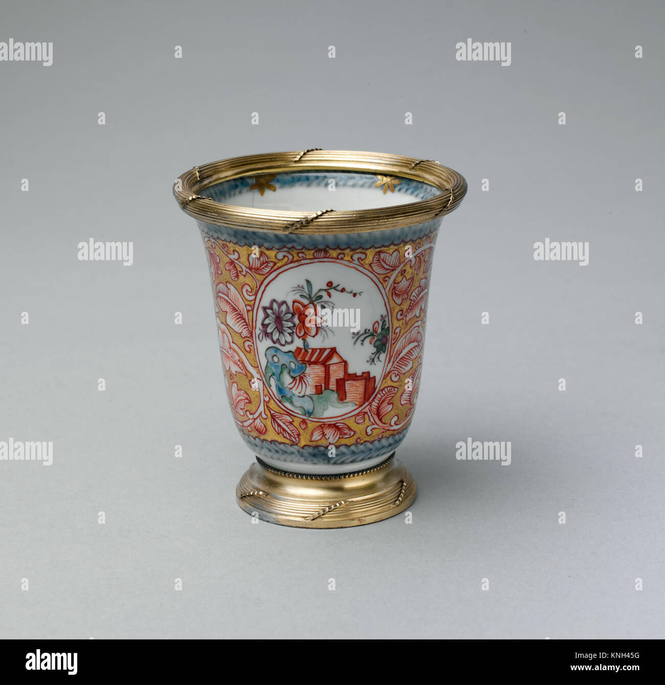 This beaker is a vessel used for drinking or ceremonial purposes. Its ...