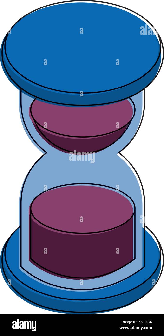 business hour glass sand time isometric Stock Vector Image & Art - Alamy