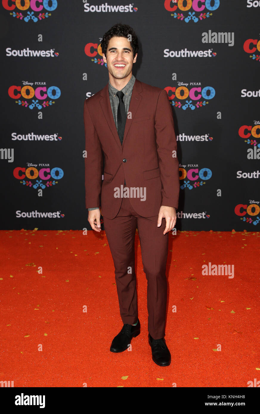 The U.S. Premiere of Disney-Pixar's 'Coco' Featuring: Darren Criss ...