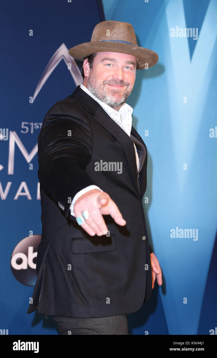 51st CMA Awards Arrivals at Music City Center Featuring: Lee Brice ...