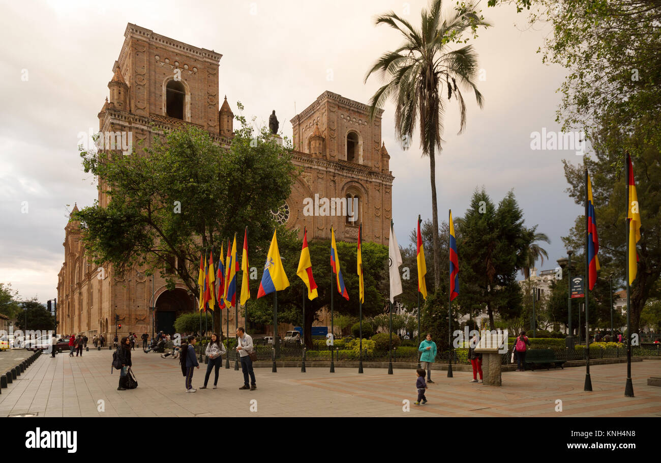 Cuenca Cathedral of Immaculate Conception, and Parque Calderon, Cuenca ...