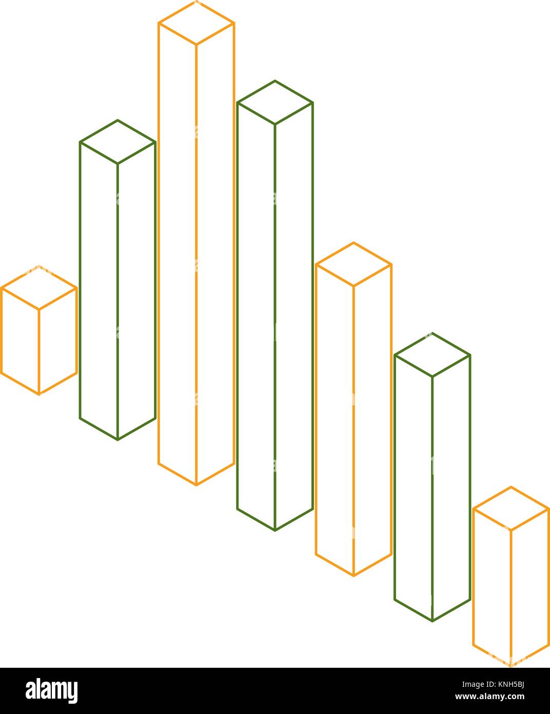 bars statistics isometric financial graph Stock Vector Image & Art - Alamy