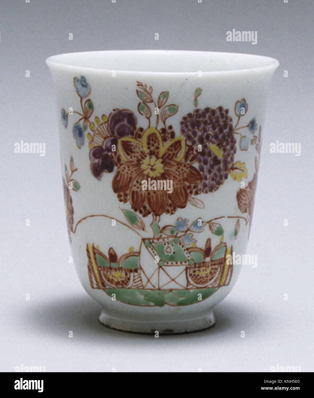 This beaker, crafted from glass, showcases the functional and aesthetic ...