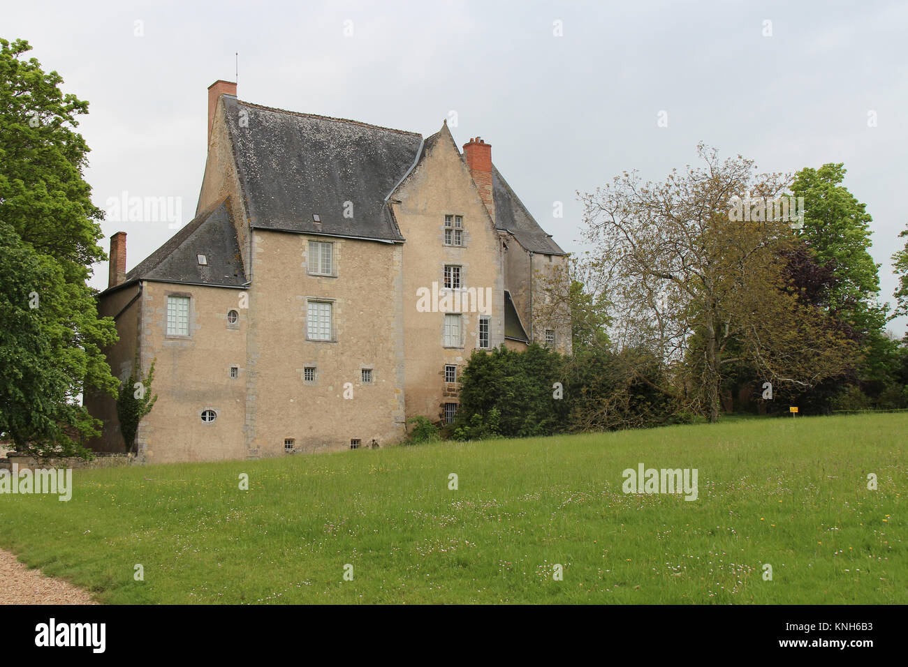 A mansion in Saché (France Stock Photo - Alamy
