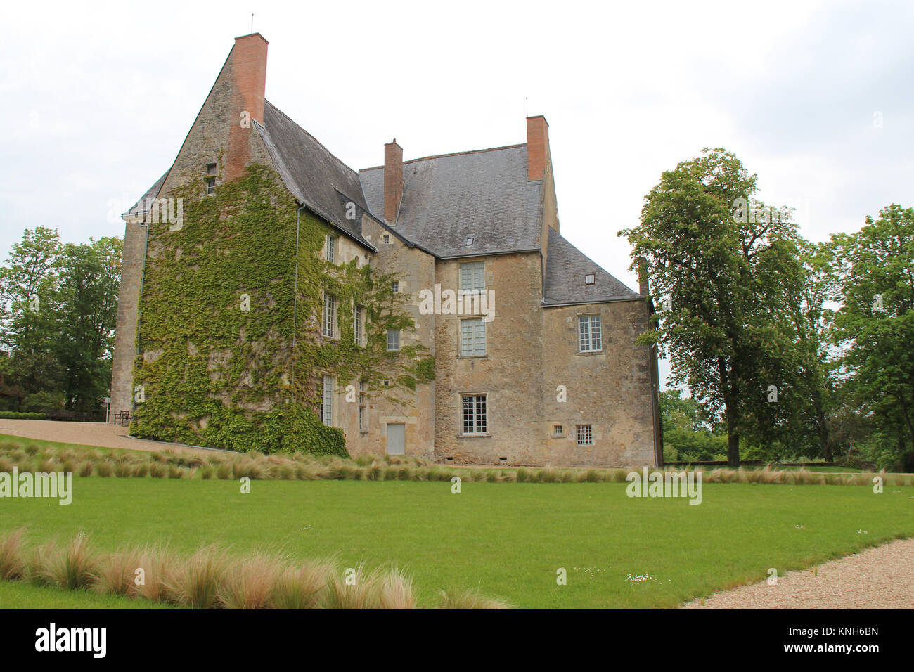 A mansion in Saché (France Stock Photo - Alamy