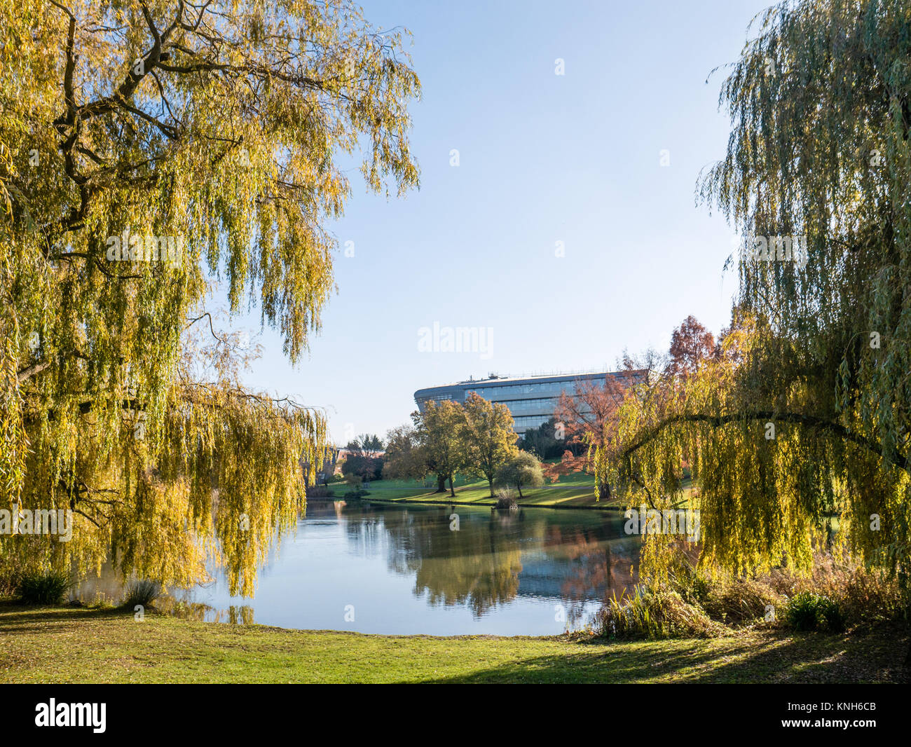 University of Surrey Grounds, with Duke of Kent Building, Guildford ...