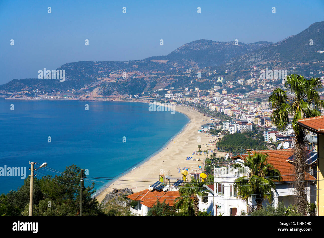 Cleoppatra beach at Alanya, turkish riviera, Turkey Stock Photo - Alamy