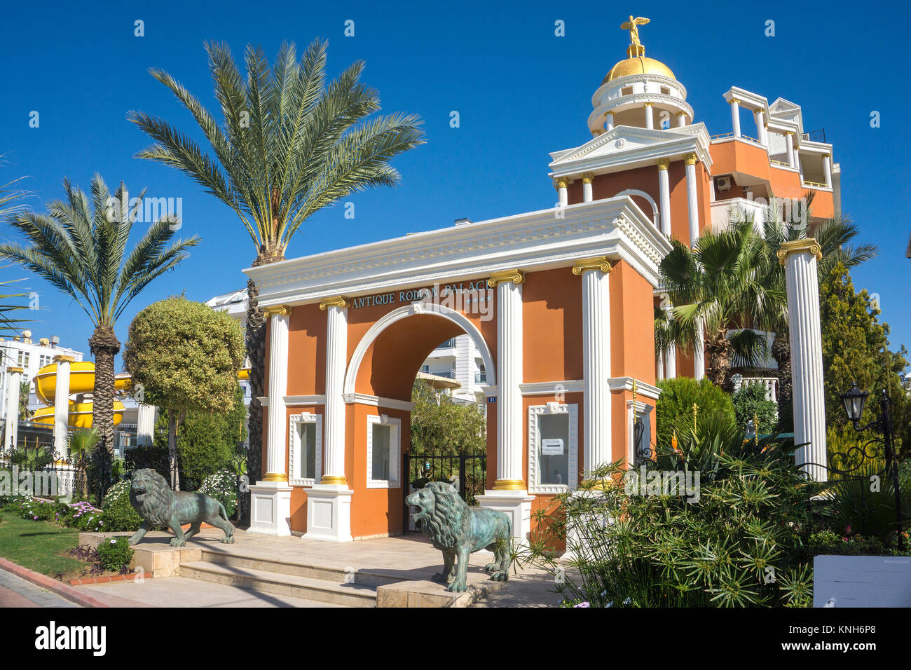 Antique Roman Palace, hotel at Oba district, Alanya, turkish riviera ...