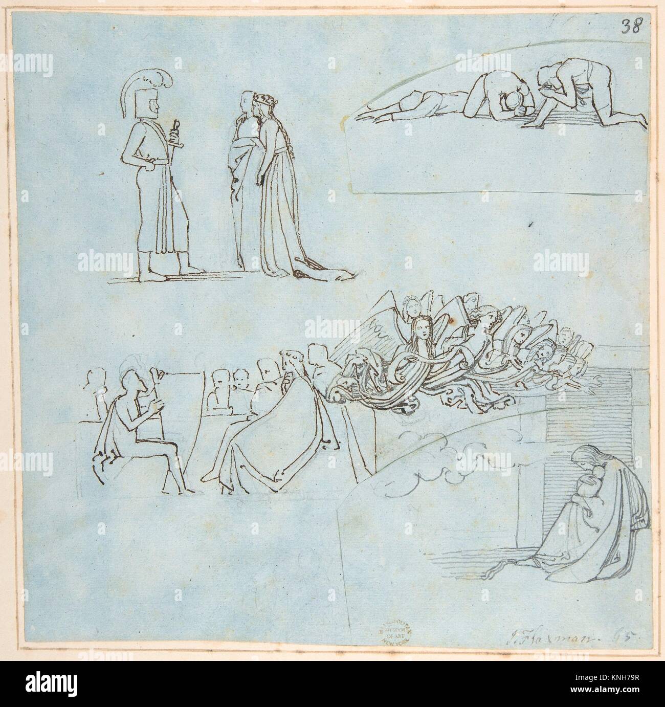 John Flaxman Drawing High Resolution Stock Photography and Images - Alamy