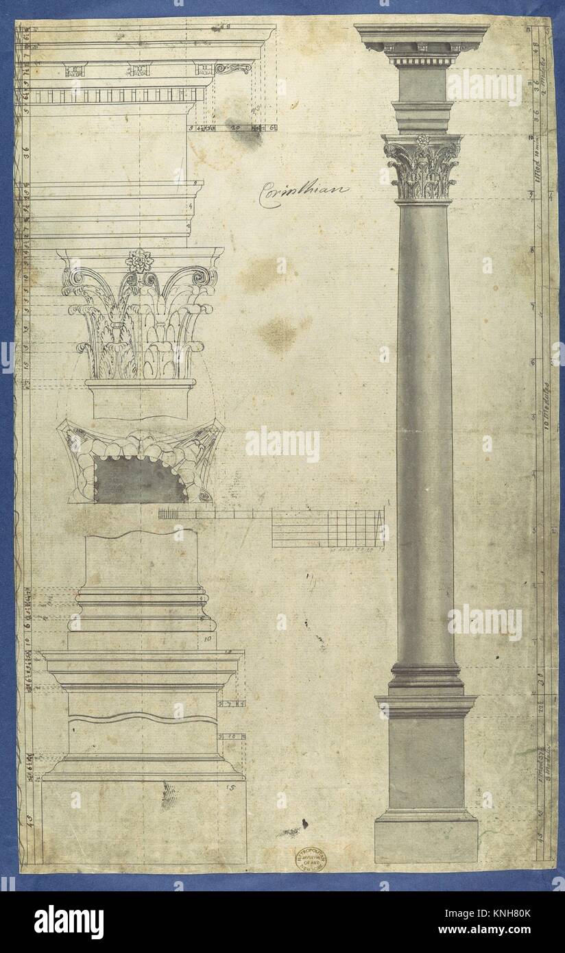 Corinthian column drawing hi-res stock photography and images - Alamy