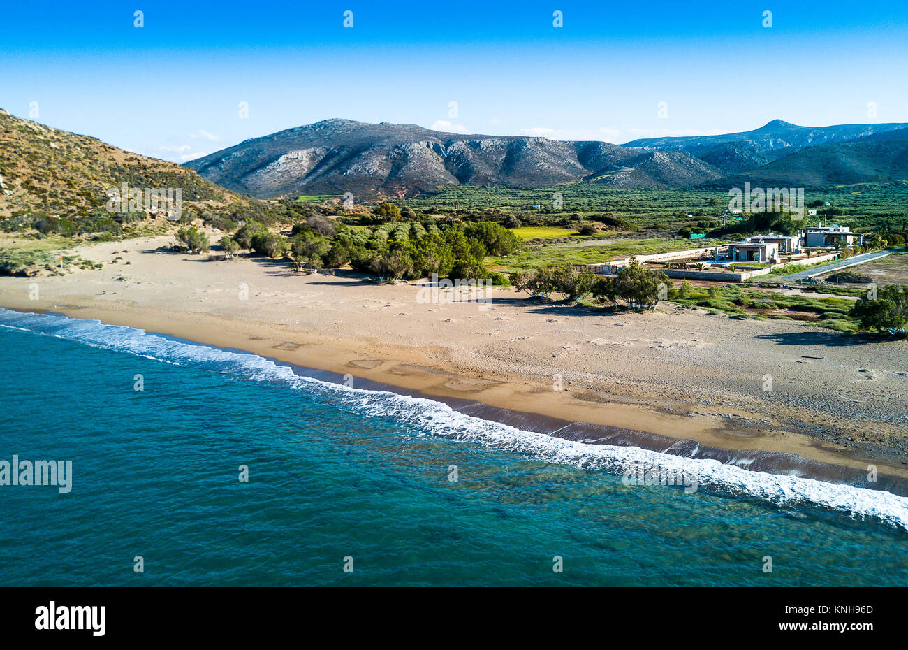 Kouremenos Beach, Crete, Greece Stock Photo - Alamy