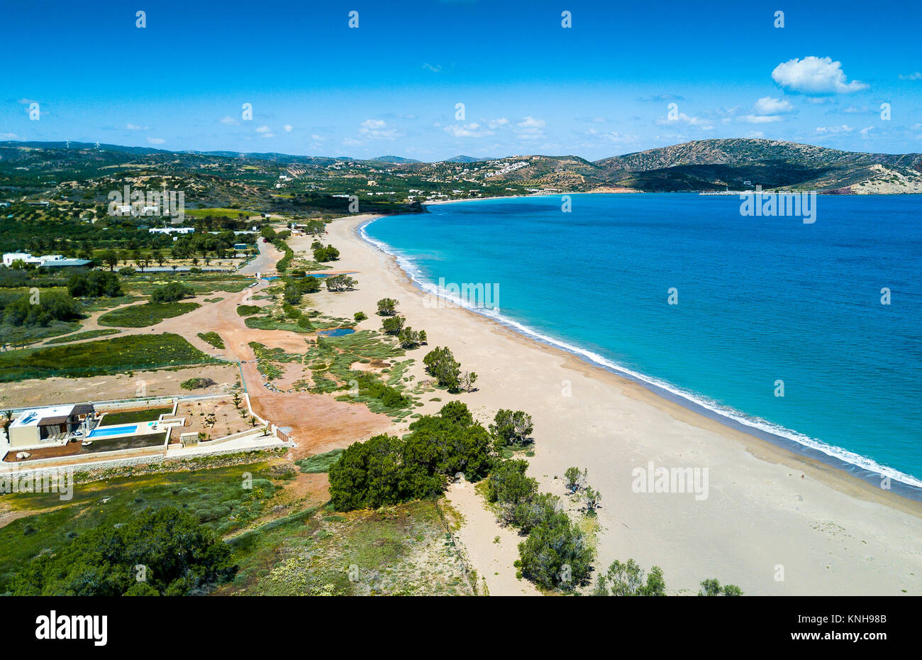 Kouremenos Beach, Crete, Greece Stock Photo - Alamy