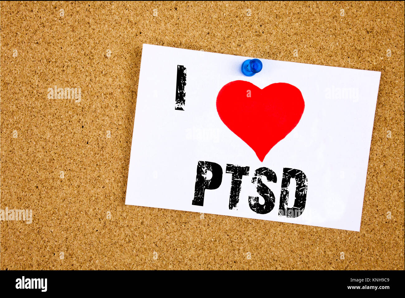 Hand writing text caption inspiration showing I Love PTSD Post ...