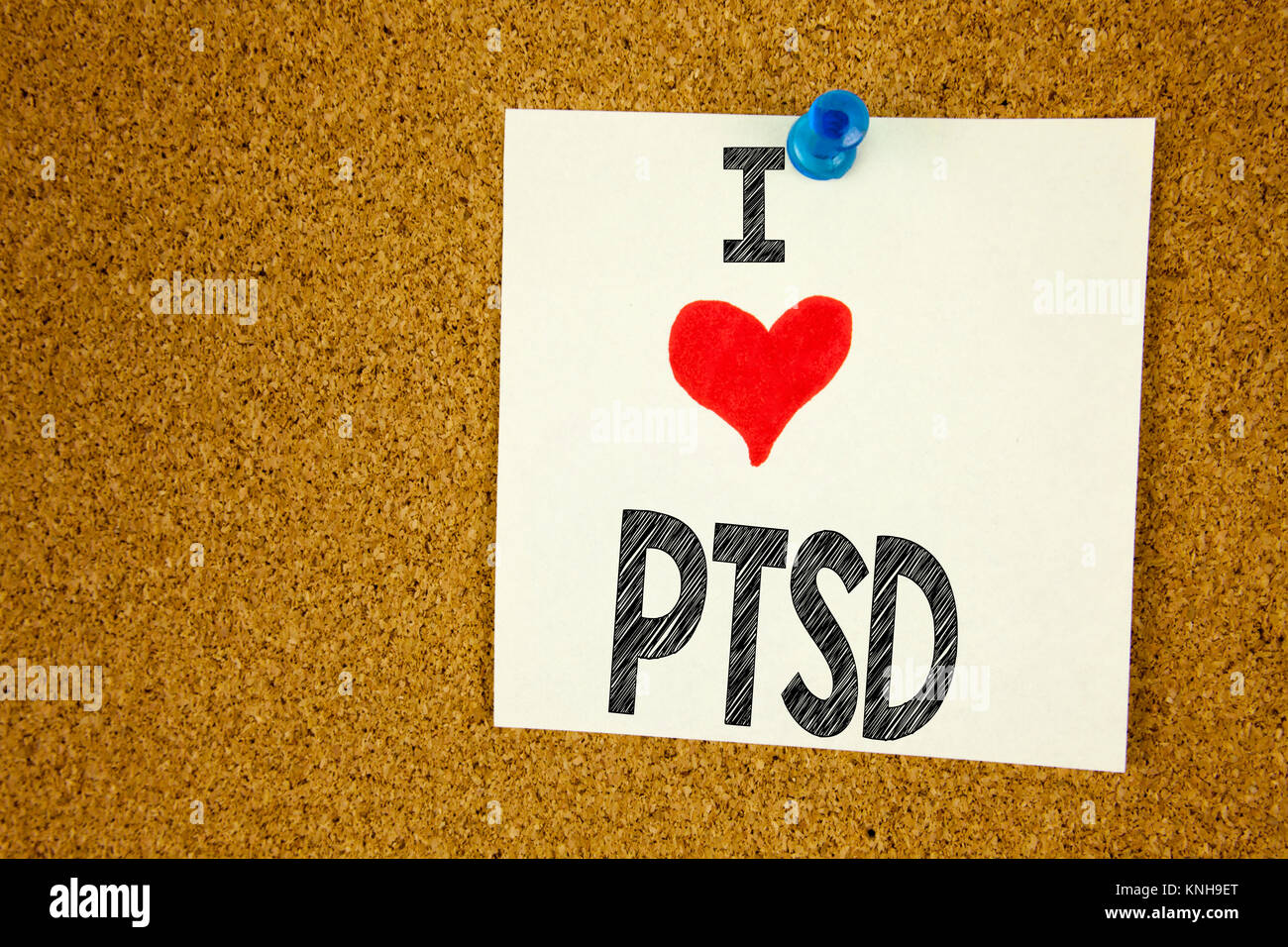 Hand writing text caption inspiration showing I Love PTSD Post ...