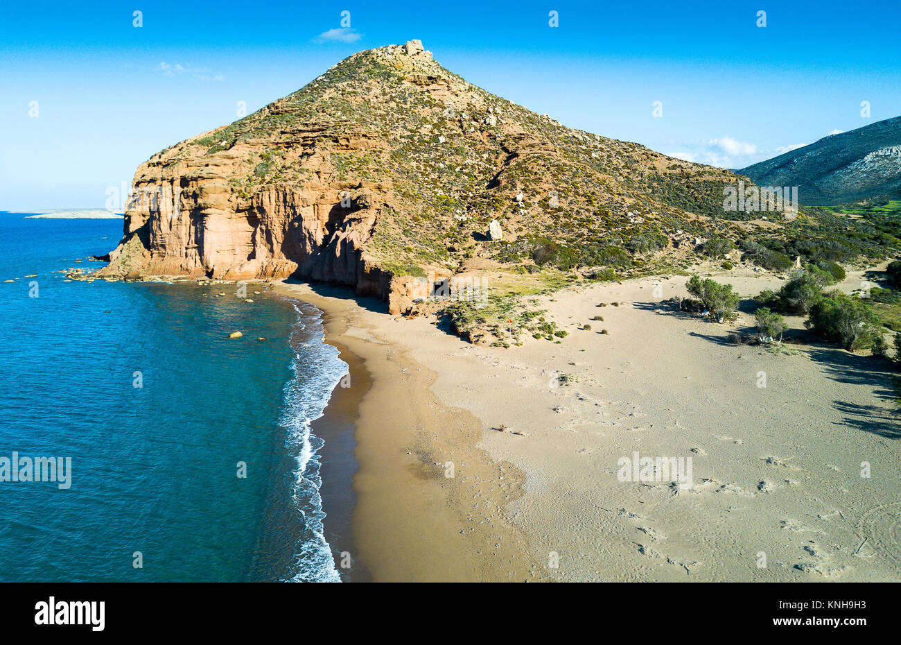 Kouremenos Beach, Crete, Greece Stock Photo - Alamy