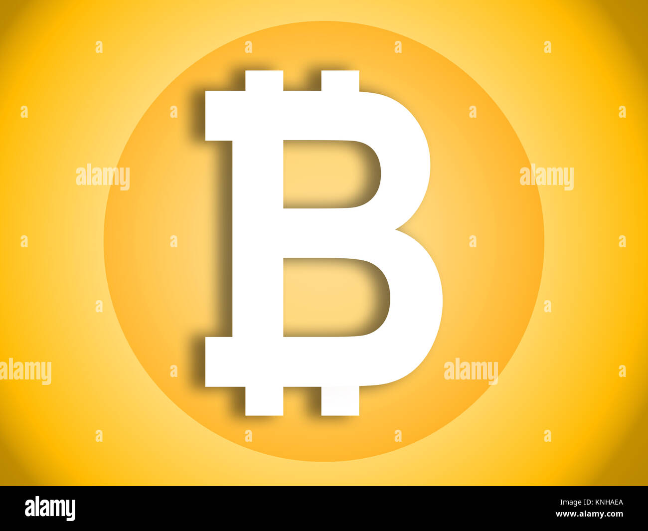bitcoin symbol illustration Stock Photo - Alamy
