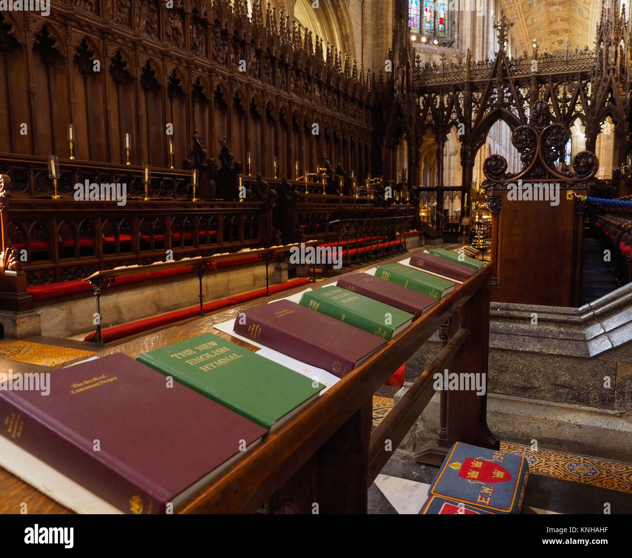 ELY CATHEDRAL INTERIOR PEWS Stock Photo - Alamy